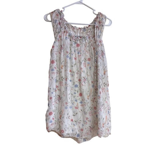 Tendenze | Tops | Tendenze Made In Italy White Floral Sleeveless Womens ...